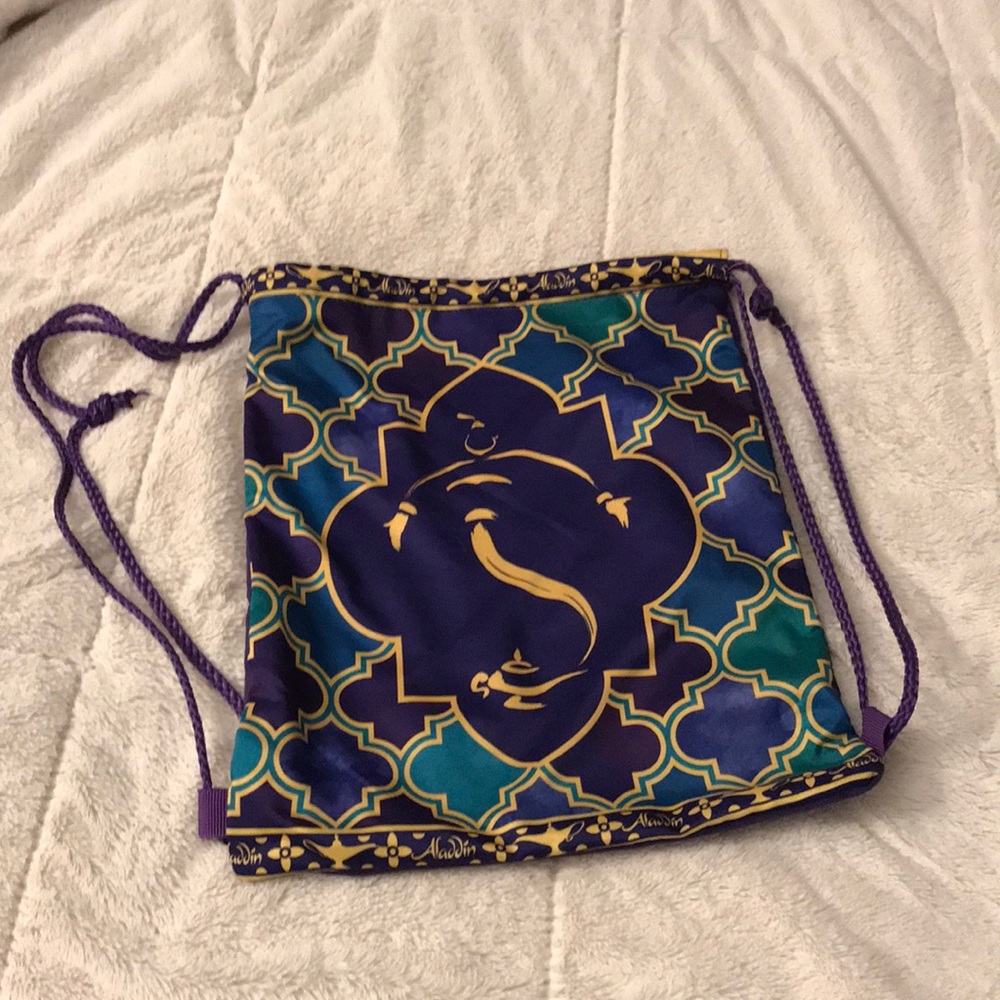 Disney Broadway Series Aladdin Bag & Program Nwot - Gem